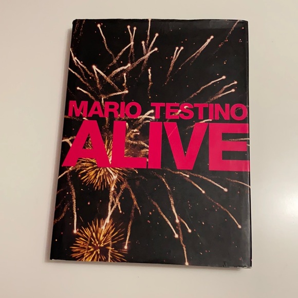 Accents | Mario Testino Alive Hardcover Coffeetable Book | Poshmark